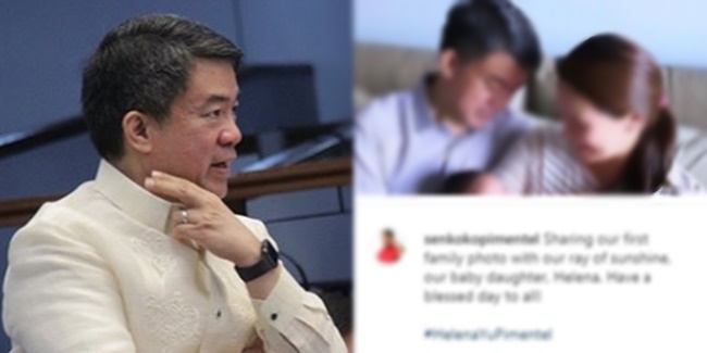 Senator Koko Pimentel Shares 1st Family Photo w/ Wife, Baby Helena