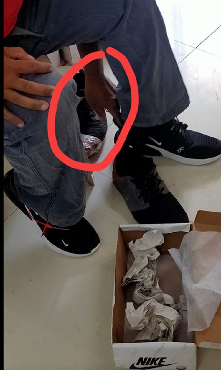 Delivery Rider Wearing Broken Shoes Receives New Shoes from Kind Customer