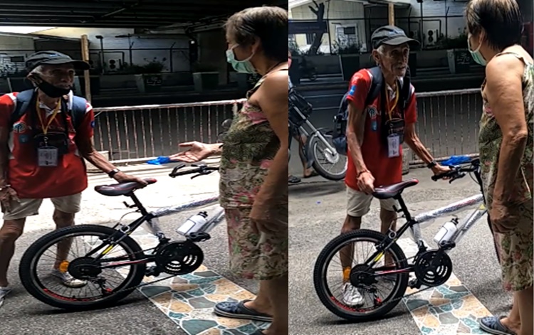 Poor Old Man Receives Free Bike After Visiting Bicycle Shop Everyday ...