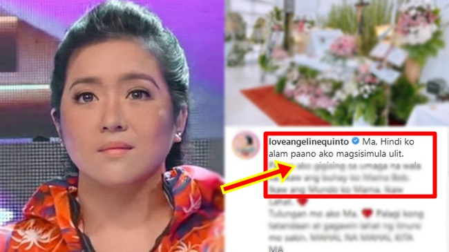 Angeline Quinto Pens Heartbreaking Message for Late Mom 'Mama Bob'