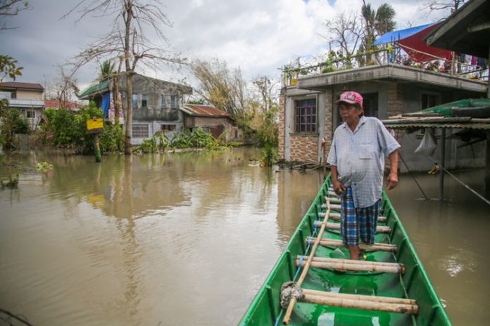 Camarines Sur Town Remains Submerged in Floodwaters Due to Rolly