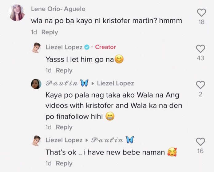 Liezel Lopez Confirms Breakup with Kristoffer Martin