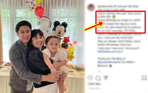 Dani Barretto, Xavi Panlilio's Daughter Millie Turns 2