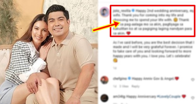 Jolo Revilla, Wife Angelica Alita Exchange Sweet Messages