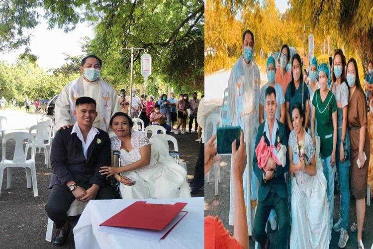 Lovely Bride Gives Birth to Child & Marries Husband at the Same Day