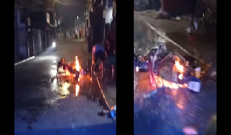 Motorcycle Got Burned After Owner Over-Rev Throttle During New Year’s Eve