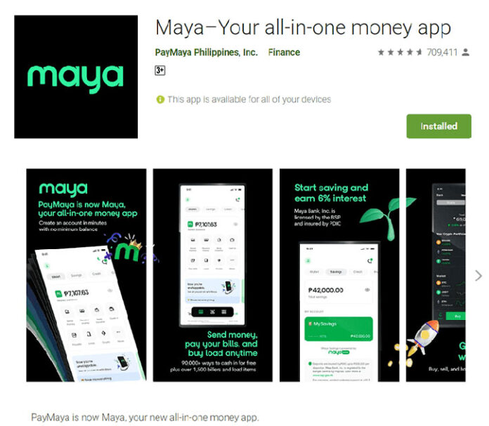 PayMaya Intros Digital Banking Service