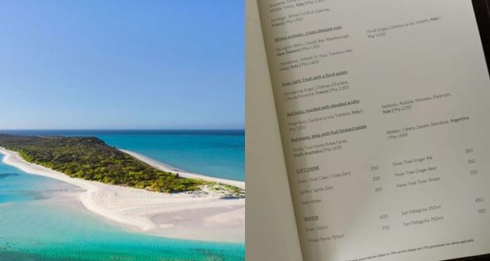 From Turon to Tubig - Here's How Much a Bottle of Water Cost in Amanpulo