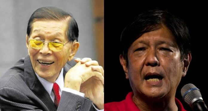 Juan Ponce Enrile to Skip Inauguration of BBM Due to This Reason