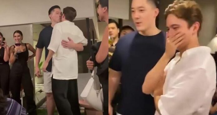 Truth Behind the Viral Video of James Reid Kissing a Guy on the Cheek