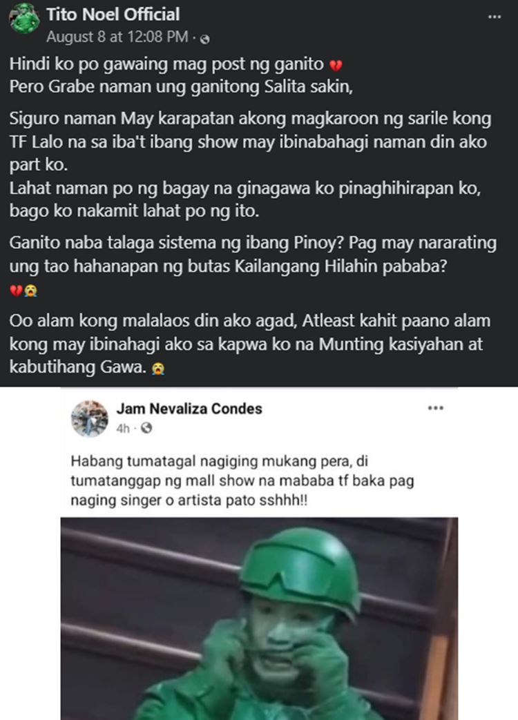 Green Soldier Responds to Netizen Accusing him of Becoming "Mukhang Pera"