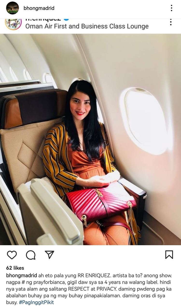 Ruru Madrid's Father Calls Out RR Enriquez for Comment on Relationship ...