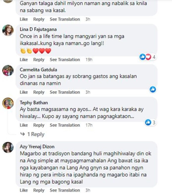 Batangas Couple Goes Viral For Giving Gifts For Their Ninong & Ninang During Wedding