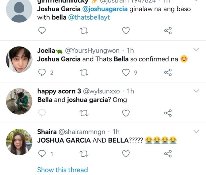 Ginalaw na ang baso! Joshua Garcia Just Confirmed his Relationship with Bella Racelis?
