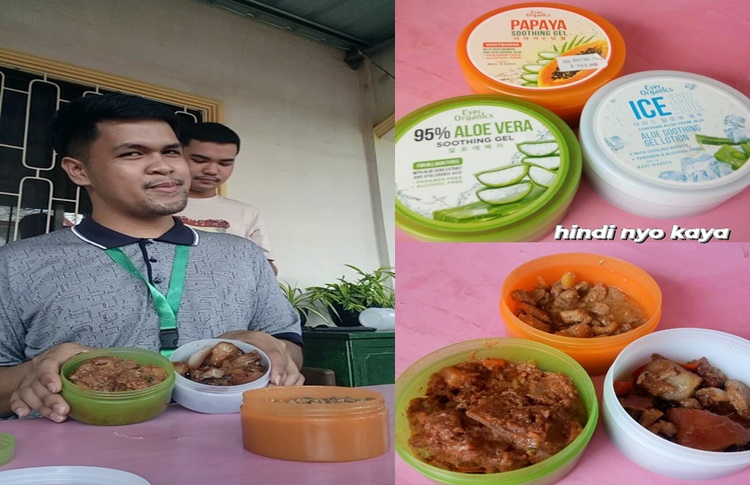 Male Netizen Goes Viral For Using Skin Care Containers as Lunch Box
