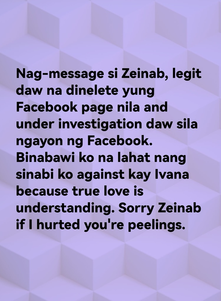 Xian Gaza Apologizes to Zeinab Harake and Ivana Alawi Over his Claim on Their Missing FB Pages