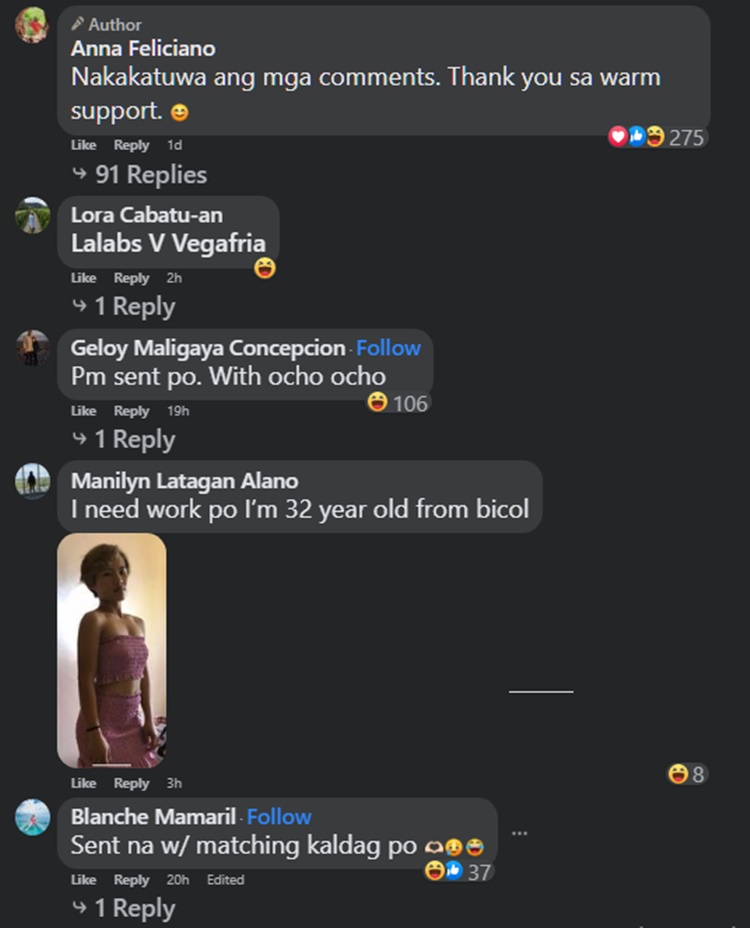 Anna Feliciano Announces She's in Need of 3 More Dancers for Wowowin ...