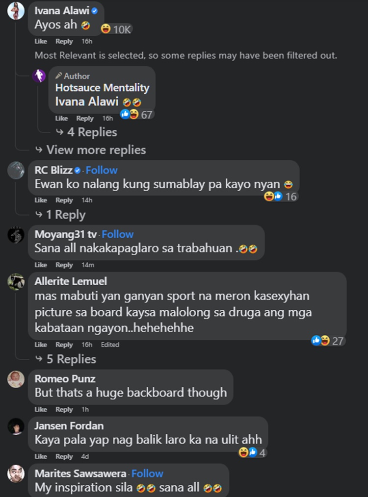 Ivana Alawi's Photo Becomes Inspiration for Guys Playing Basketball