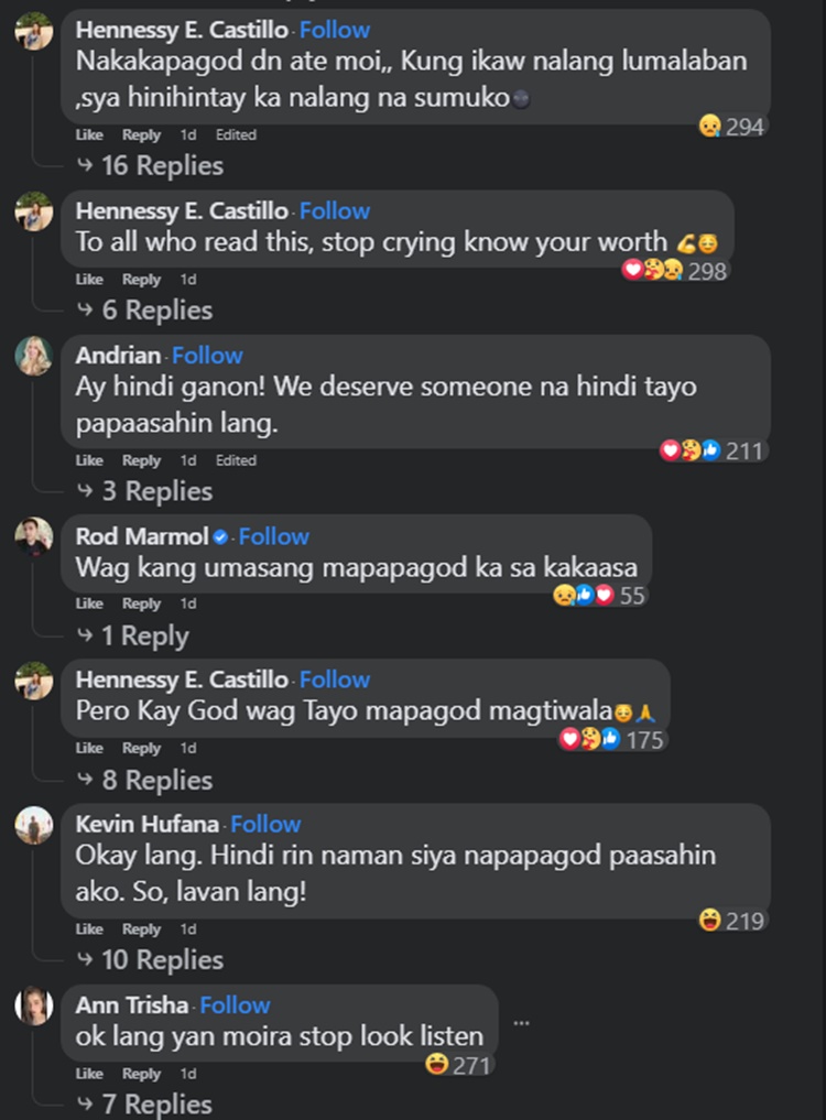 Moira Dela Torre "Wag Ka Mapagod Umasa" Hugot Elicits Mixed Reactions