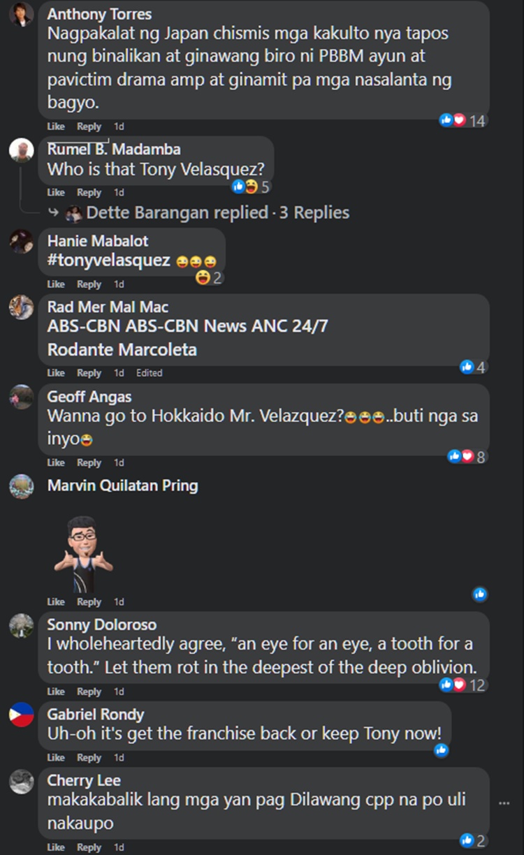 Lawyer Believes Tony Velasquez is One of the Reasons Why ABS-CBN Should ...