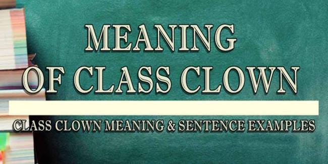 Class Clown Meaning & Sentence Examples