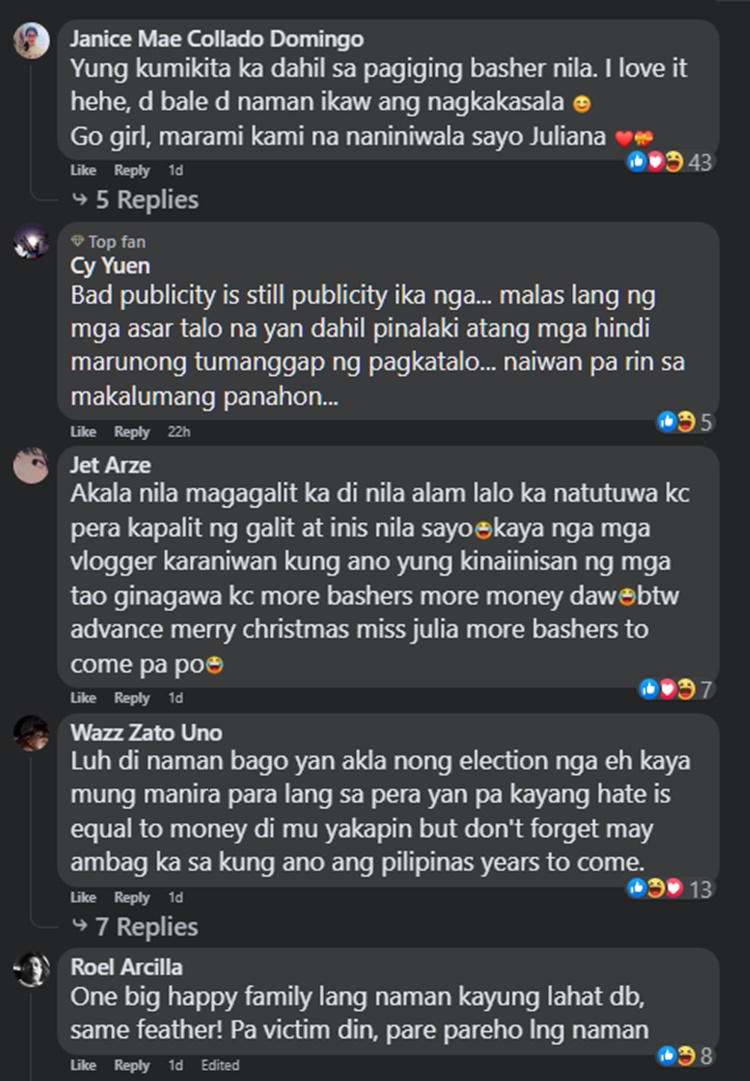 Juliana Parizcova Segovia to Bashers: "Sorry kung ako lang kumikita ...