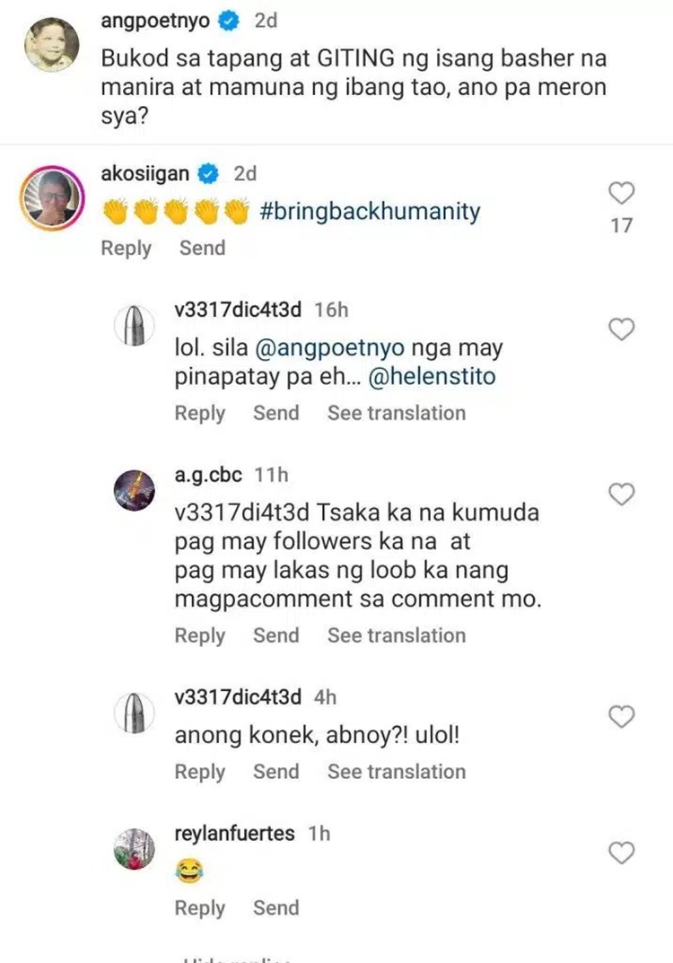 Arnold Clavio Leaves Comment on Joey de Leon’s Post Against Bashers