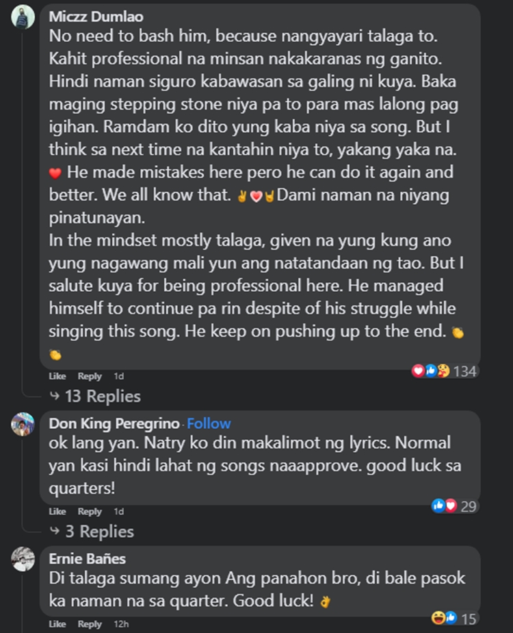 Tawag ng Tanghalan Contestant's "Pagsamo" Performance Elicits Comments ...