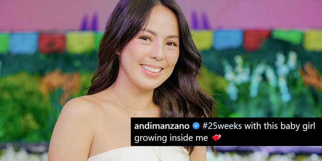 Andi Manzano Says She’s 25 Weeks Pregnant
