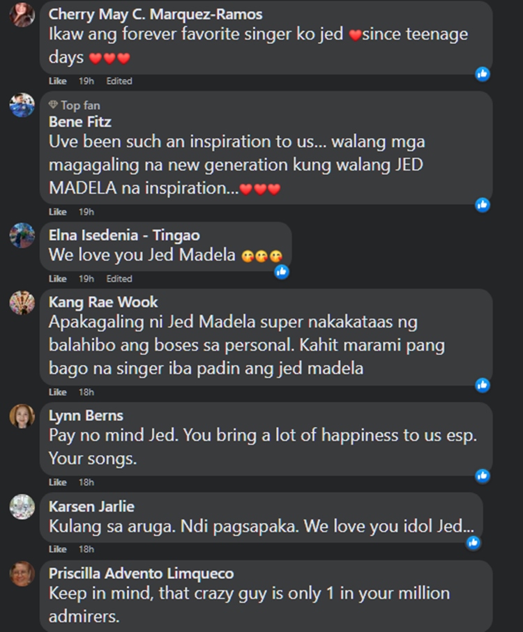 Jed Madela Reacts to Basher Telling Him: "Kahit mag stop ka, di ...