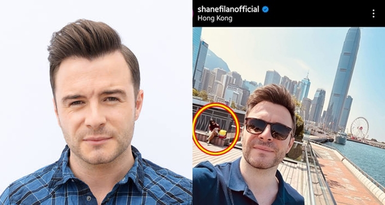 Shane Filan of Westlife Takes Selfie with Pinay in the Background