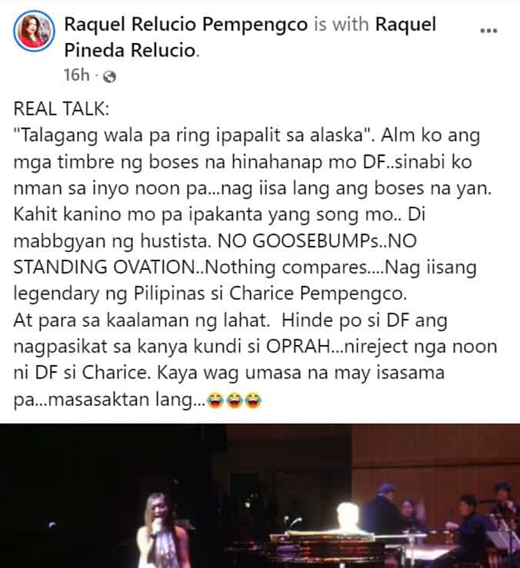 Jake Zyrus's Mother Raquel Pempengco: "Buhay pa si Charice!"