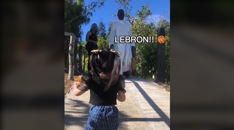 Young Girl Walking With Her Parents Mistakenly Calls a Priest 'Lebron ...