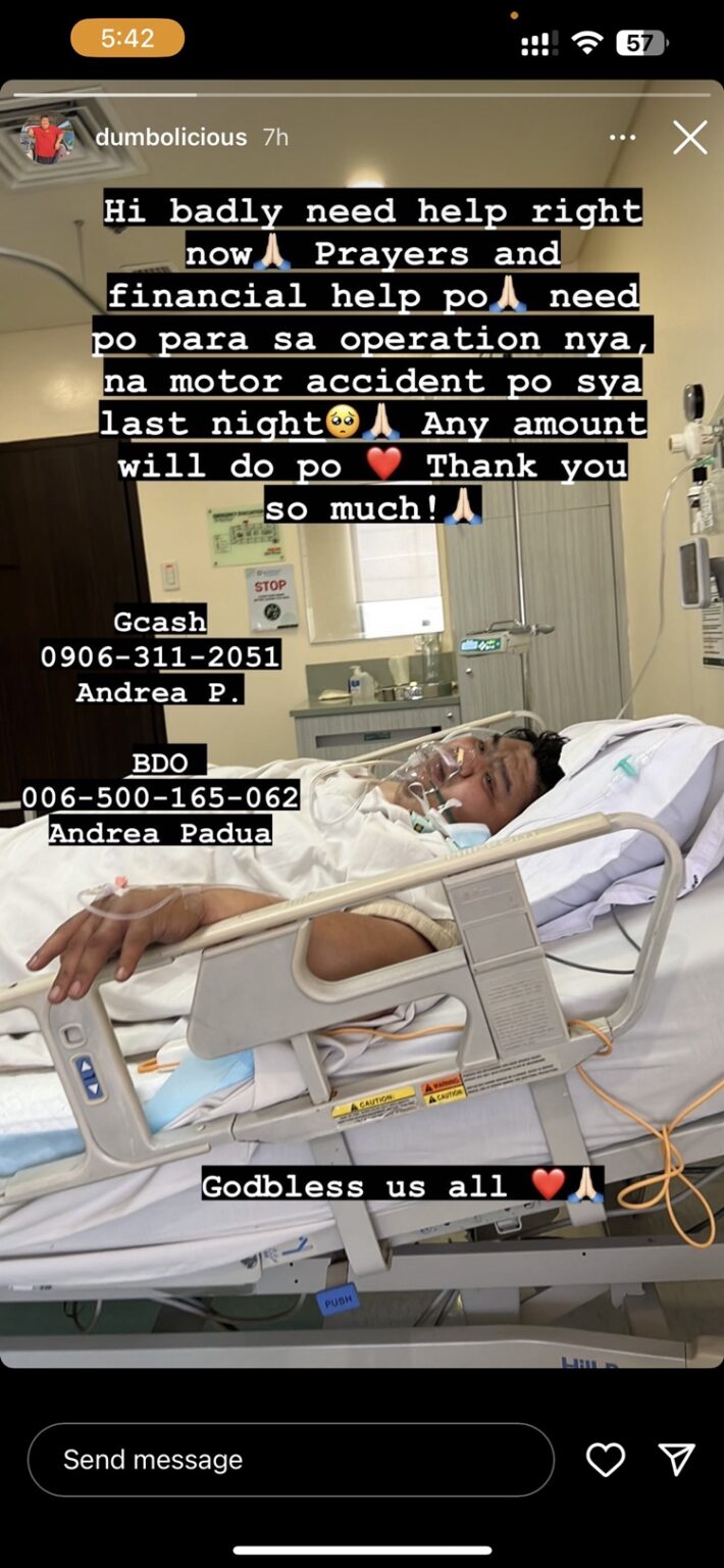 It's Showtime's Audience Coordinator Dumbo Figured in a Motorcycle Accident