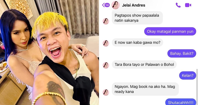Netizens Say "Sana All" on Jelai Andres Instant Vacation Invitation to Buboy Villar