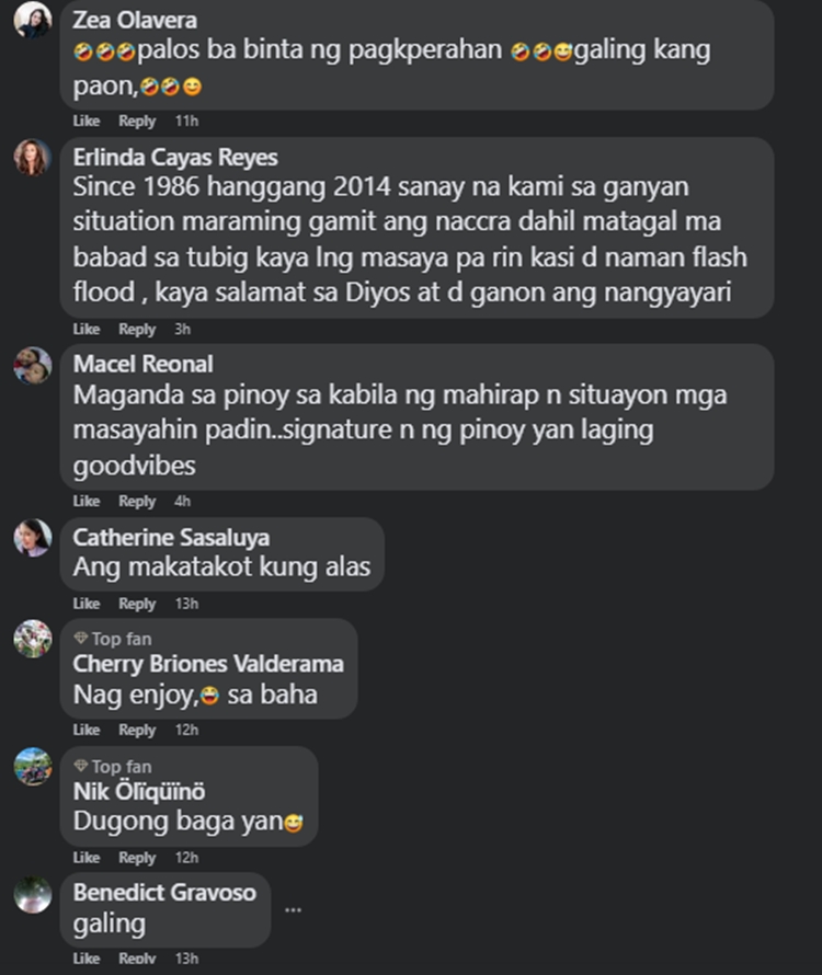 Man Catches Fish Inside Rented House in CamSur During Flood