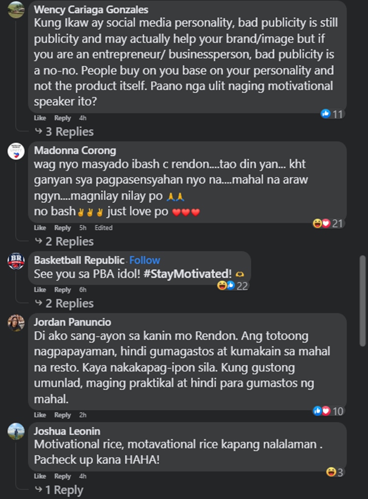 Rendon Labador Proud After P100 Per Cup of Rice at His Resto Became ...