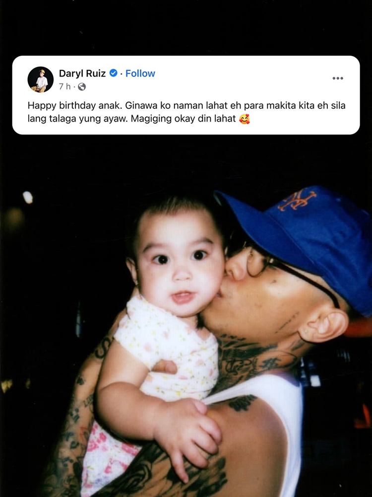 Skusta Clee Apologizes to Daughter Bia After Being Absent on Her Birthday