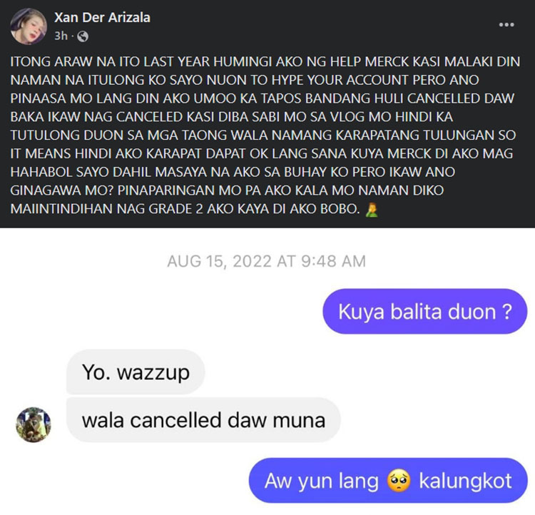 Xander Arizala Says Christian Merck Grey “Cancelled” Offer To Give ...