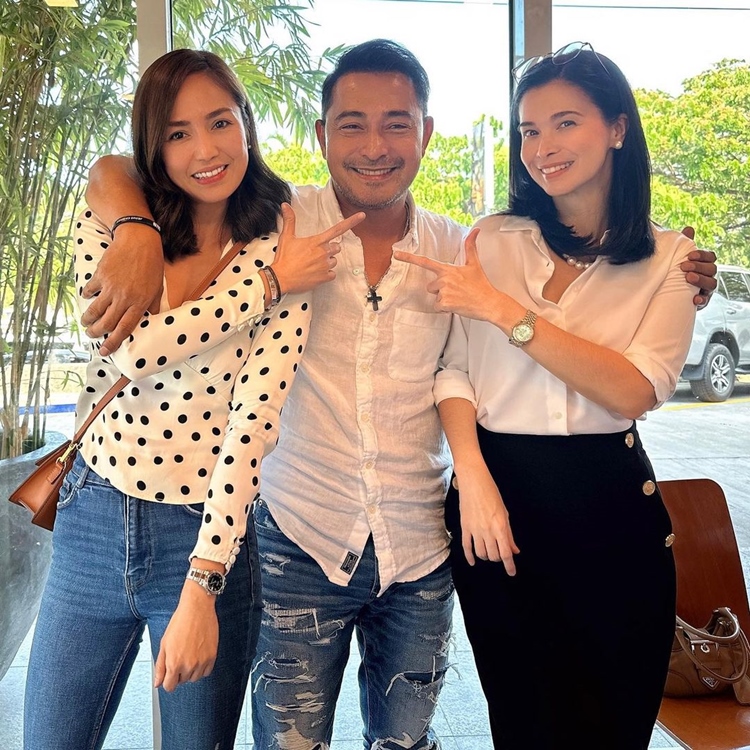 Cesar Montano's Photo with Partner Kath Angeles and Ex-Wife Sunshine ...