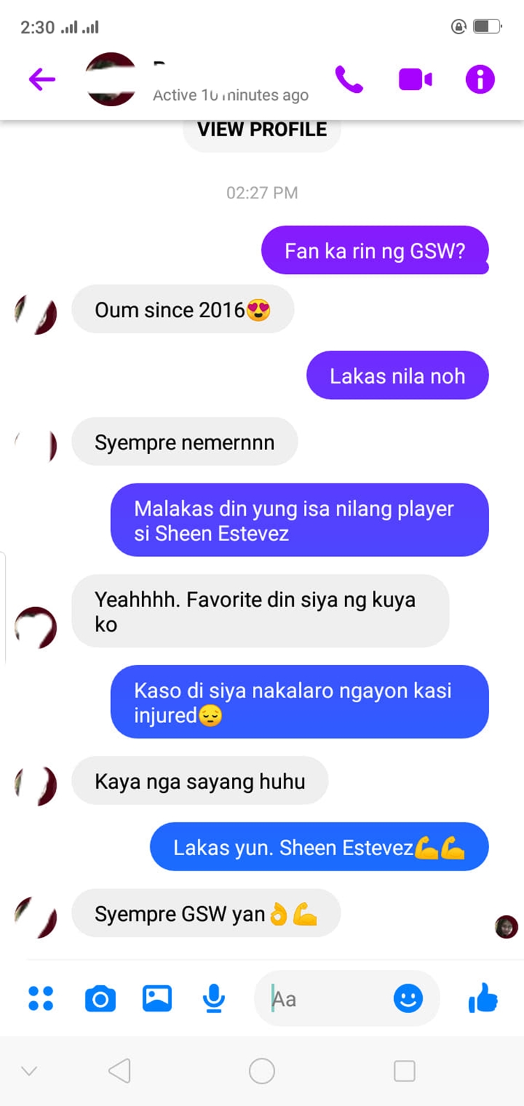 Netizen's Convo with Fellow GSW Fan Goes Viral