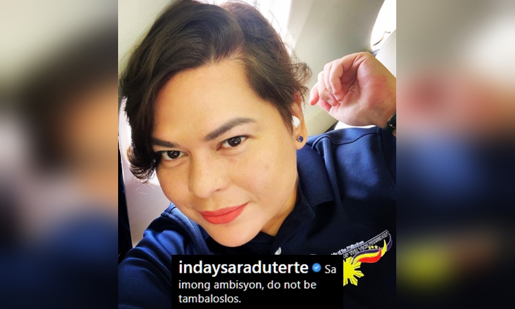 Sara Duterte Posts Cryptic Message on IG: "Sa imong ambisyon, do not be ...