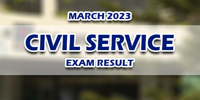 Cse Result March 2023 Civil Service Exam Result Newspapers