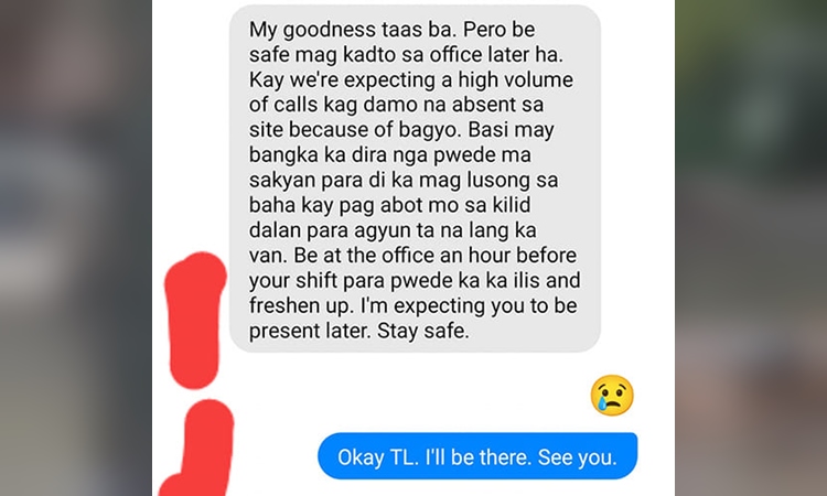 Call Center Agent Asks Permission to be Absent During Flooding ...