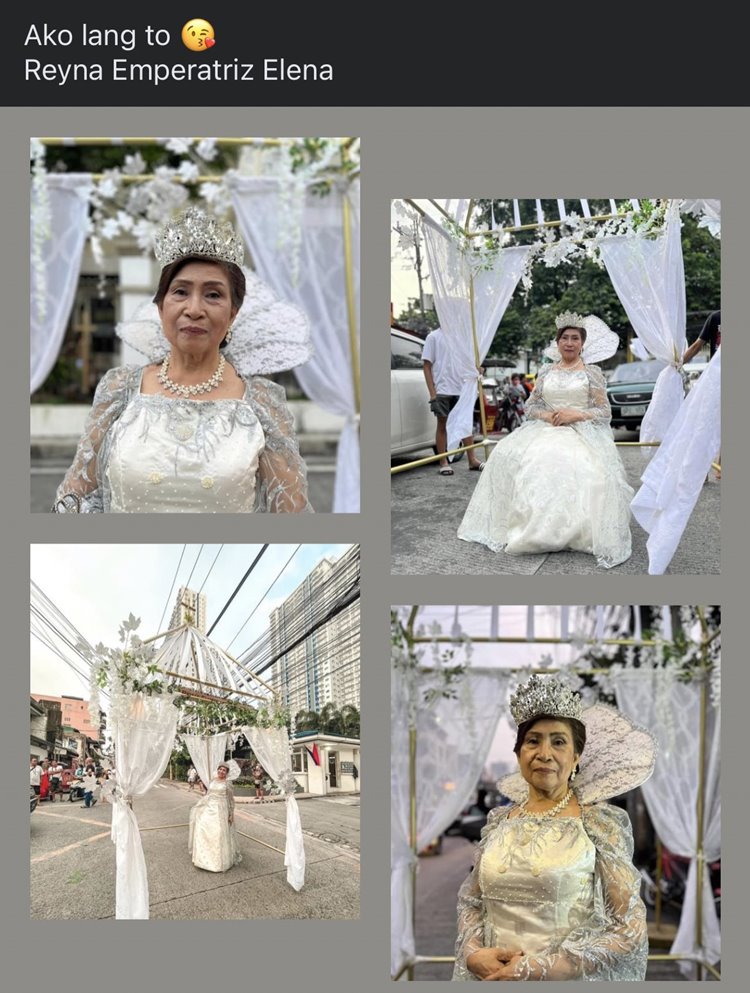 72-Year-Old Reyna Emperatriz Elena in Flores de Maria & Santacruzan Goes Viral