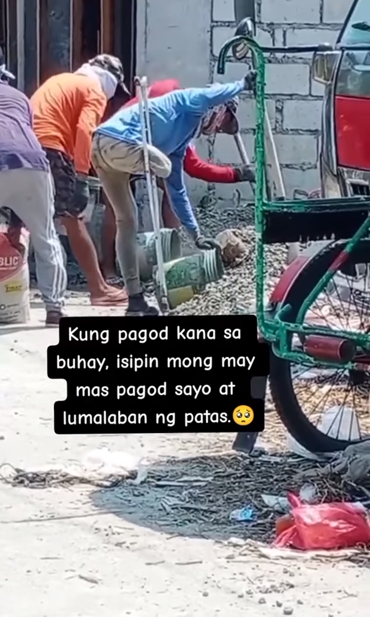 PWD Tatay Works as a Construction Worker While on 'Saklay'
