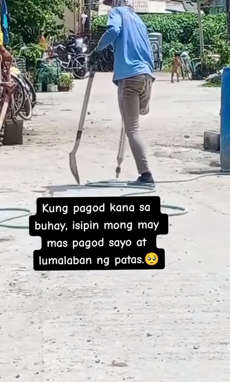 PWD Tatay Works as a Construction Worker While on 'Saklay'