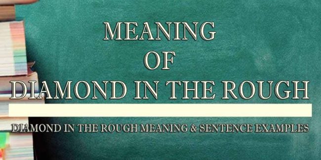 Diamond In The Rough Meaning & Sentence Examples