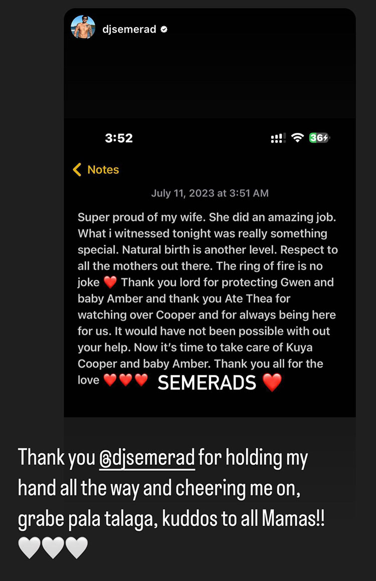 David Semerad and Gwen Zamora Welcome Second Child