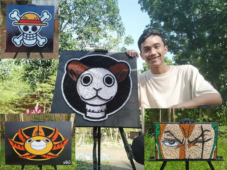 Pinoy Artist Impresses Netizens w/ His One Piece String Art